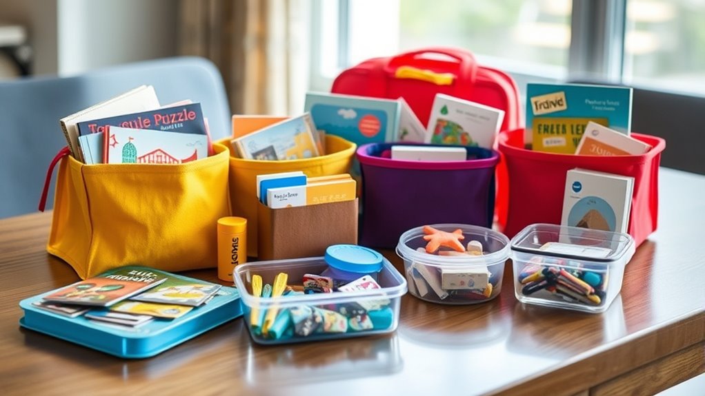 DIY Travel Play Kits for Car and Plane - Healthy Kid Play