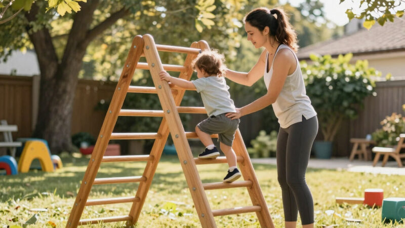 8 Best Wooden Climbing Frames for Toddlers in 2026 - Healthy Kid Play